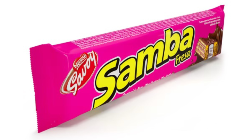 Samba Fresa 20 Unidades – Savoy – Latincandy